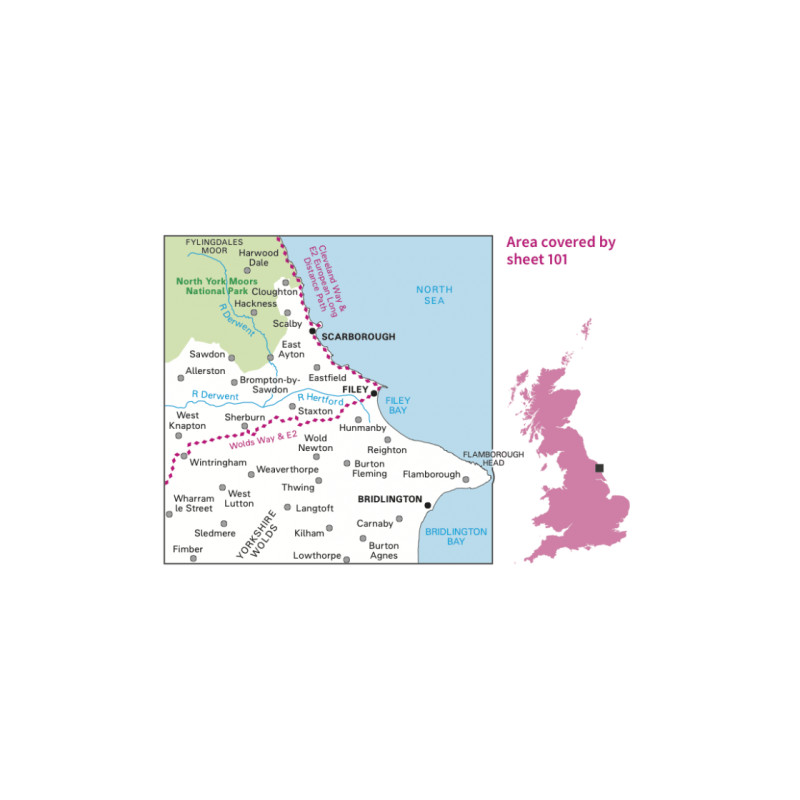 OS Landranger - Map 101 - RallyResults Shop